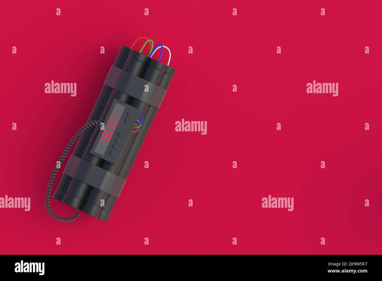 Tnt dynamite red bomb timer hi-res stock photography and images - Alamy