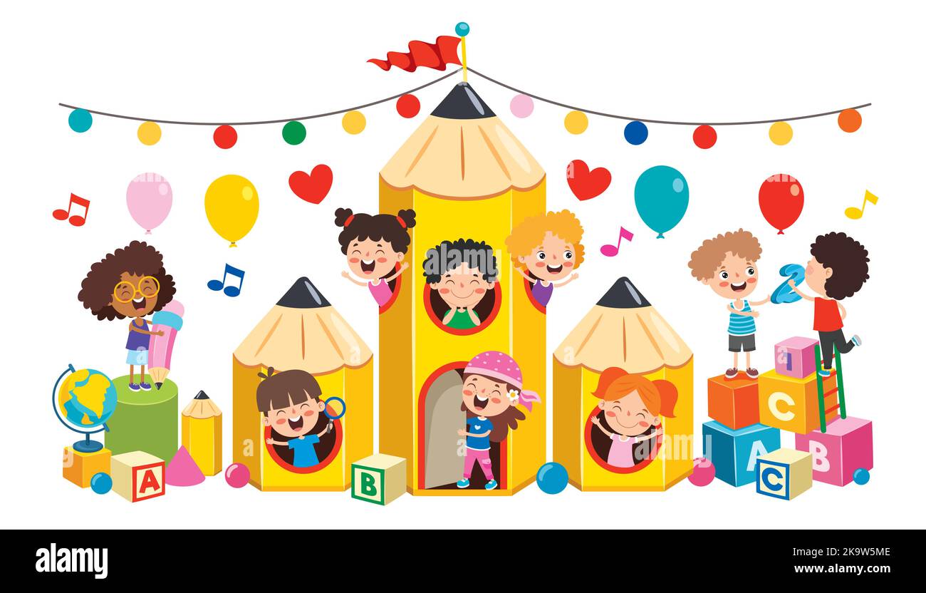 Education Concept With Cartoon Student Stock Vector Image & Art - Alamy