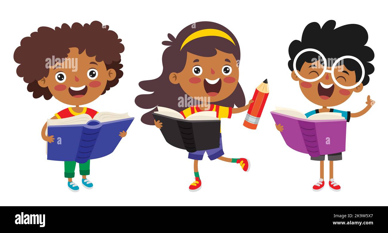 Education Concept With Cartoon Student Stock Vector Image & Art - Alamy