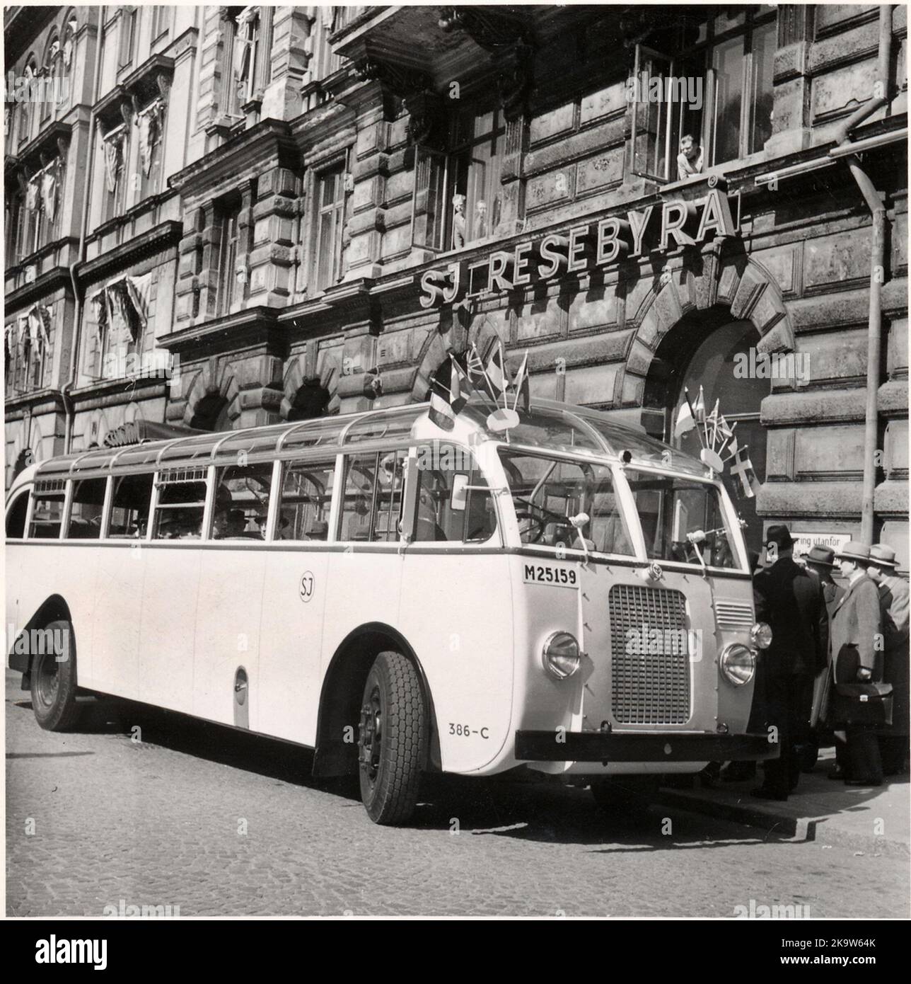 State Railways, SJ Bus 386-C Stock Photo - Alamy