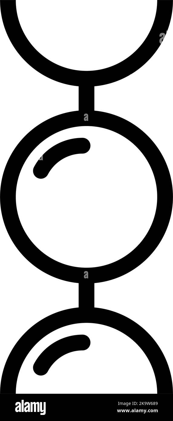 ball chain line icon vector illustration Stock Vector Image & Art - Alamy