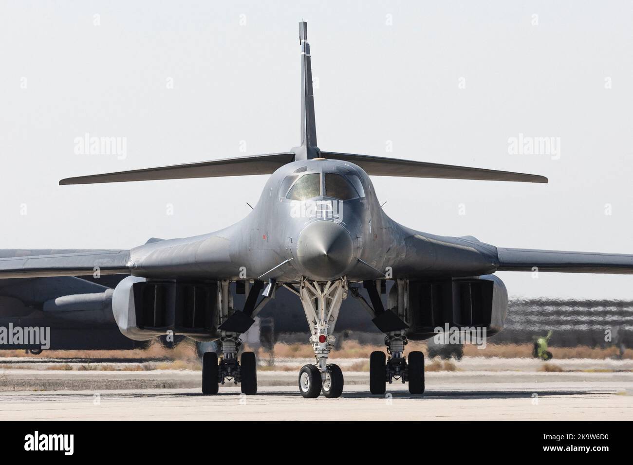 The Rockwell B-1 Lancer is a supersonic variable-sweep wing, heavy ...