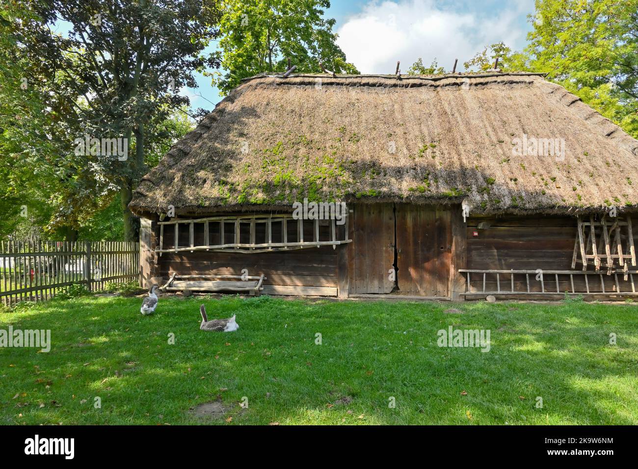 Lublin, Poland - September 13, 2022: Farm buildings in the Lublin Open ...
