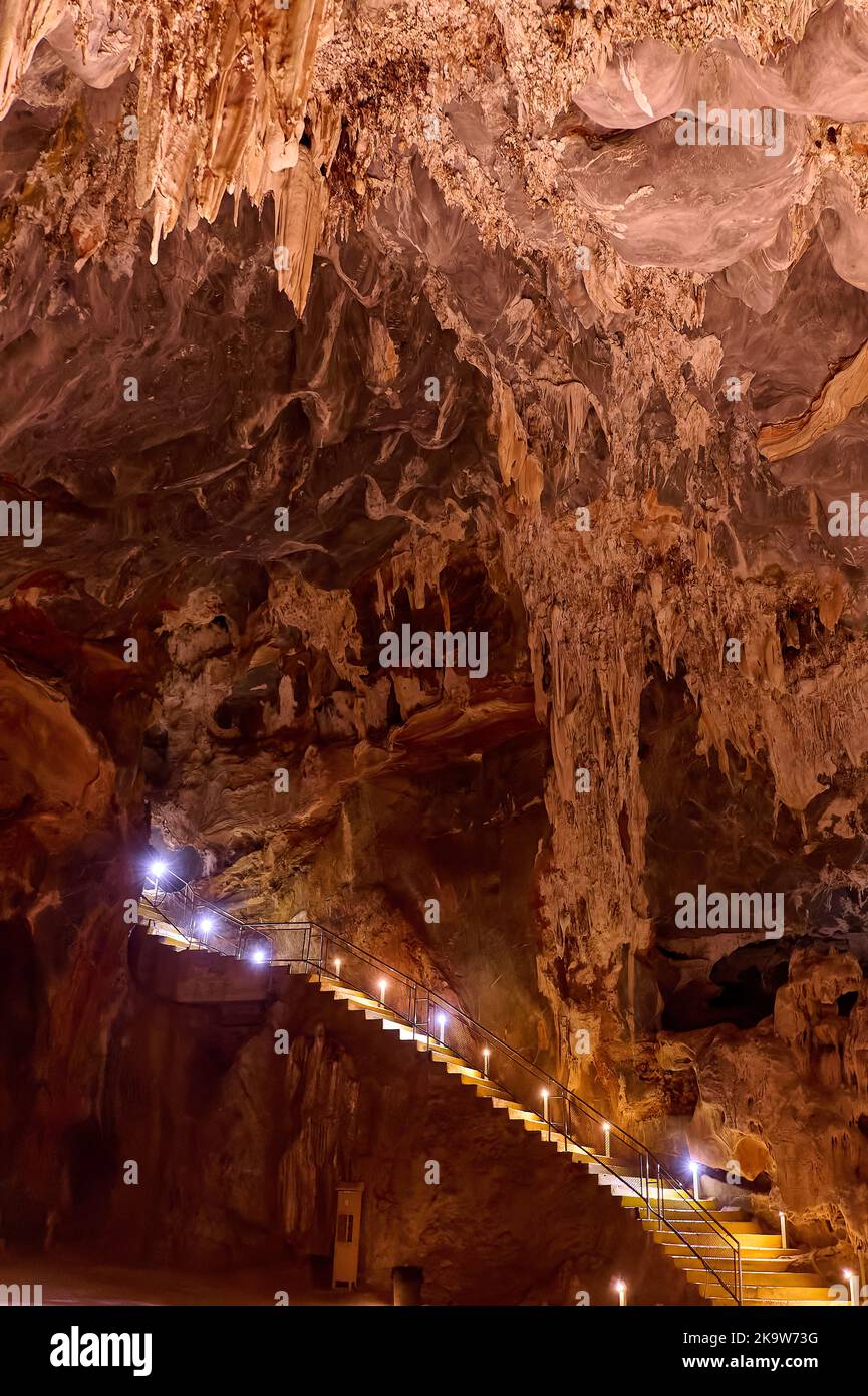 Inside the Cango Caves in South Africa Stock Photo - Alamy