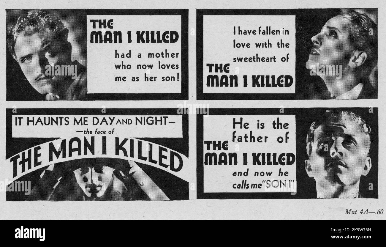 PHILLIPS HOLMES in THE MAN I KILLED 1932 director / producer ERNST ...