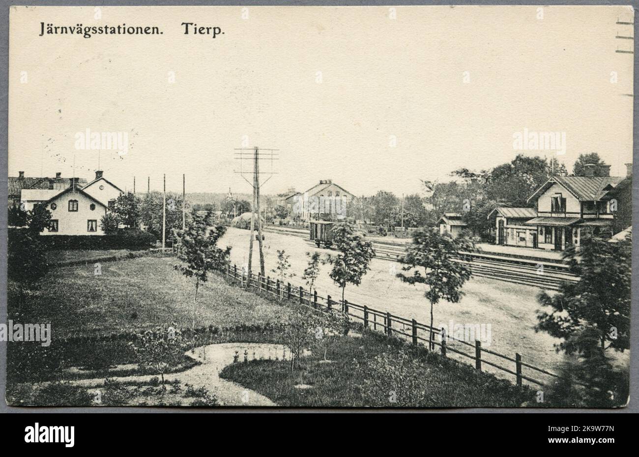 Tierp Railway Station Stock Photo - Alamy
