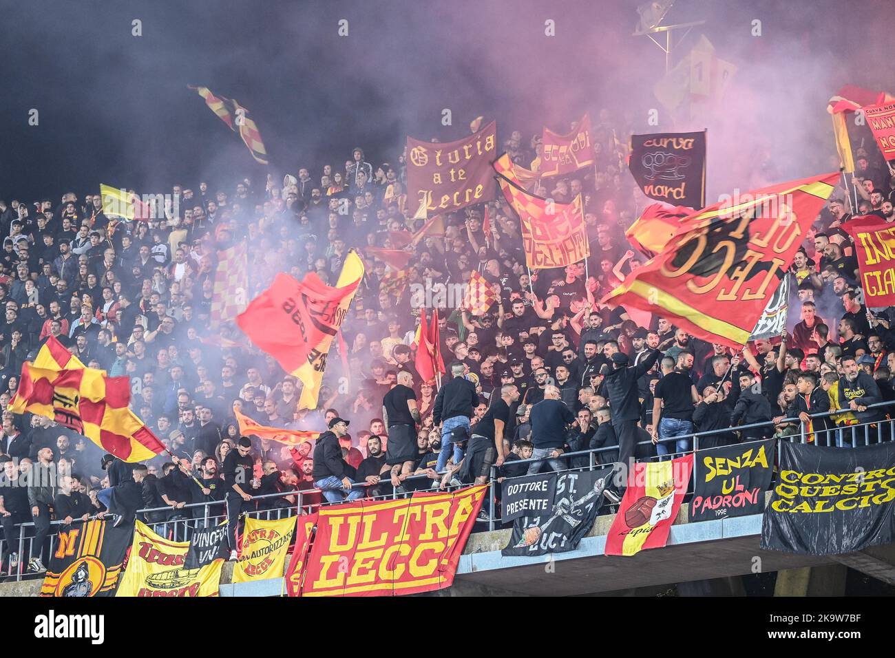 Via Del Mare stadium, Lecce, Italy, October 29, 2022, Us Lecce ...