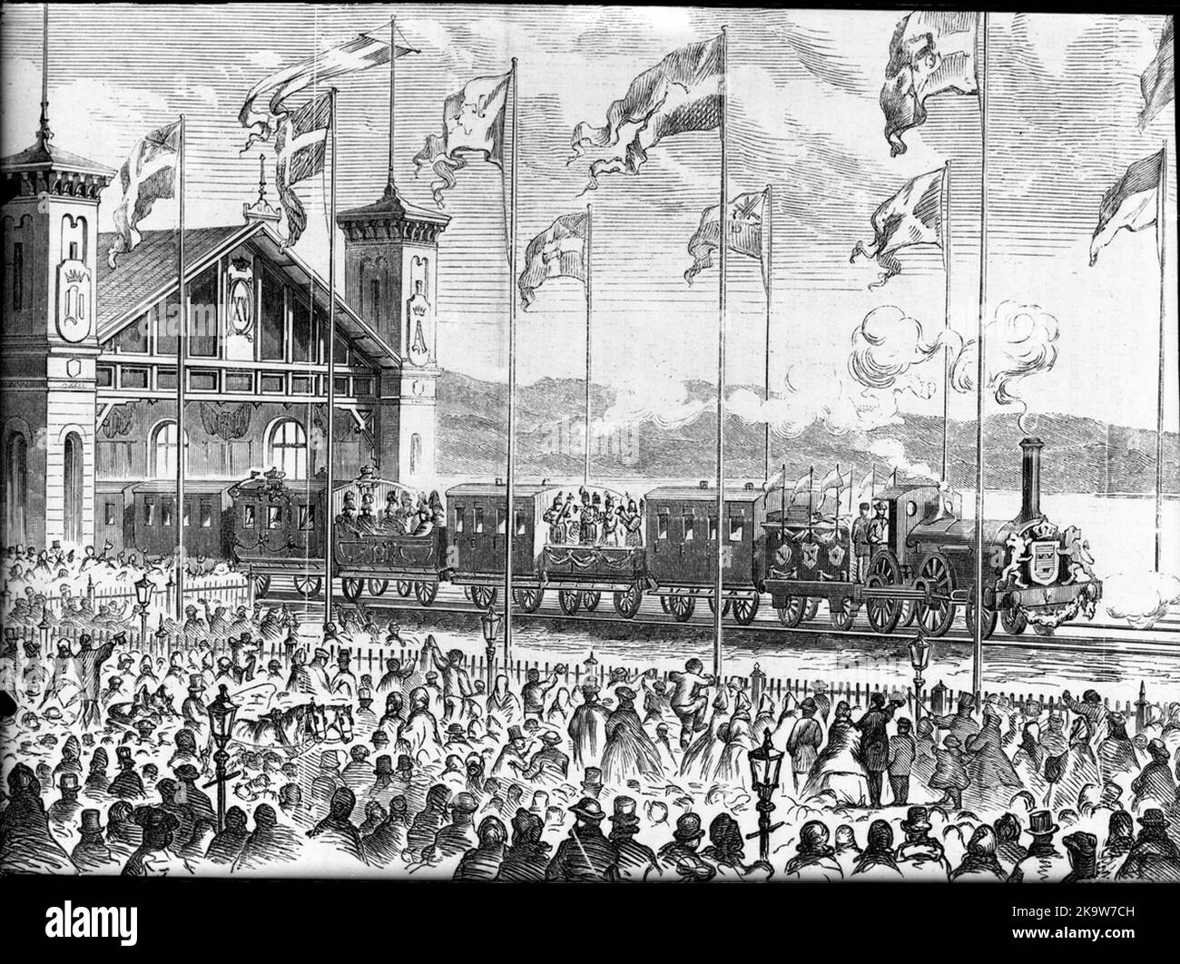 The southern main line's inauguration Stock Photo - Alamy