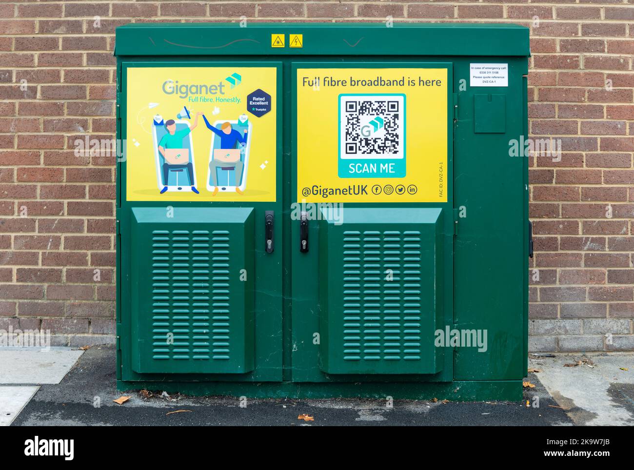 Project Gigabit full fibre broadband street cabinet, Devizes, Wiltshire ...