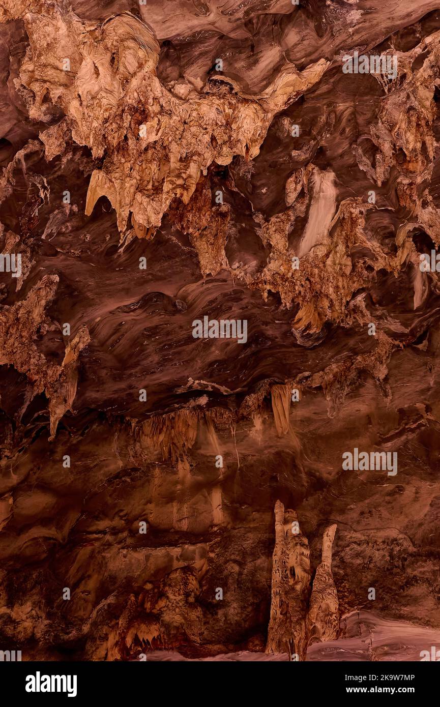 Inside the Cango Caves in South Africa Stock Photo - Alamy