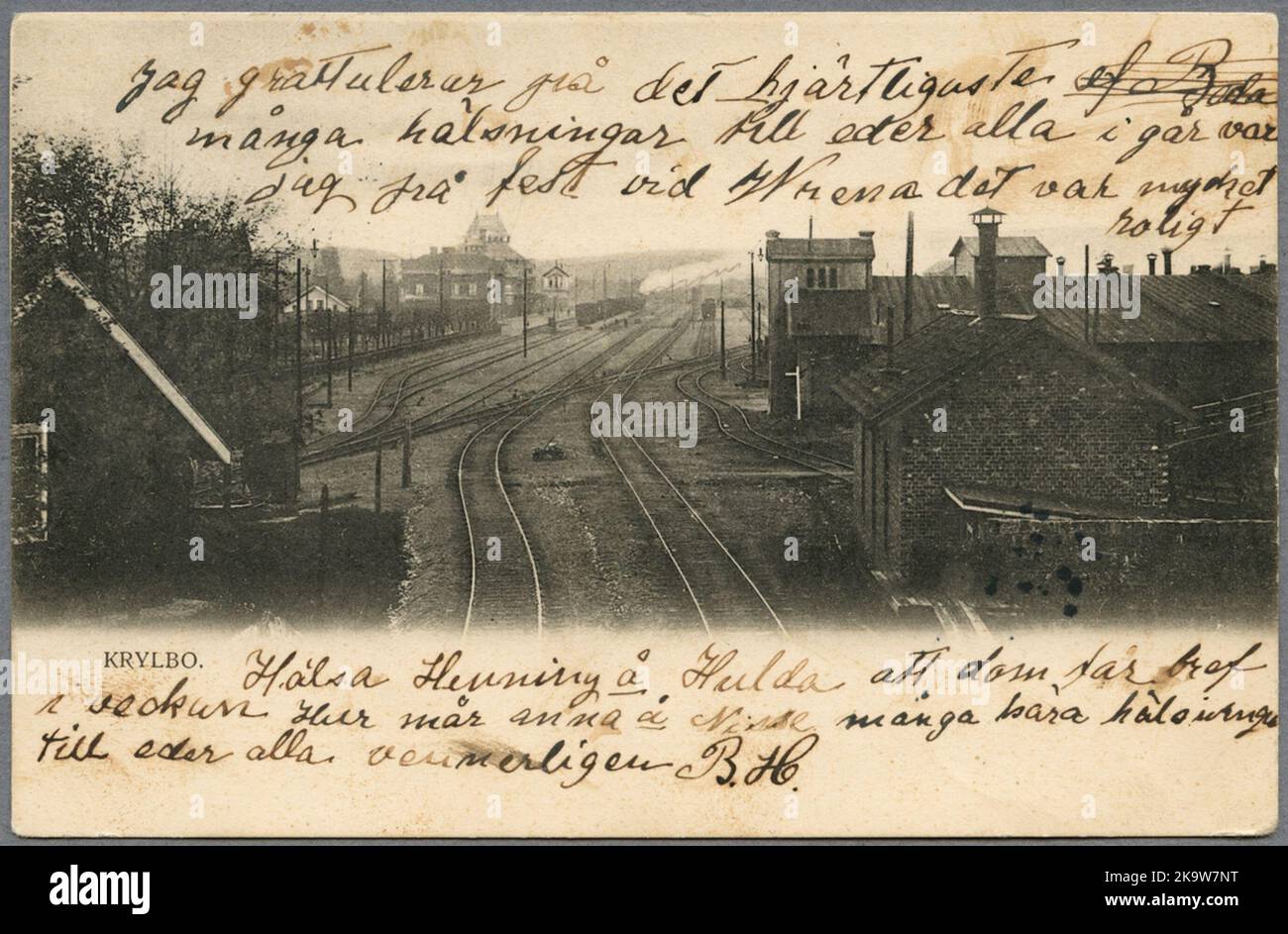 Avesta Krylbo station Stock Photo - Alamy