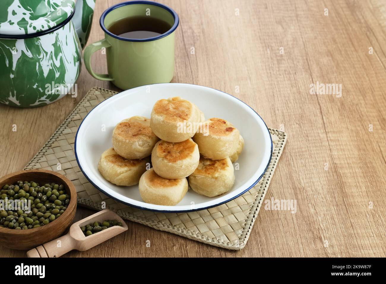 Bakpia, Bakpia Pathok is a typical Yogyakarta food made from a mixture ...