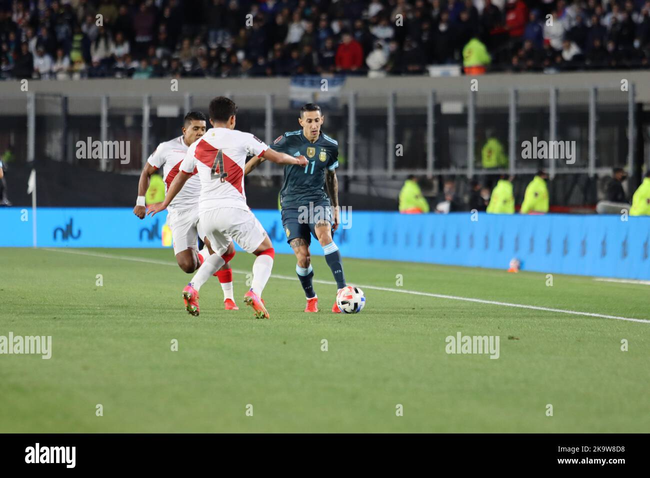 Buenos Aires; 14th October 2022; Qatar 2022 qualifiers; Angel di Maria ...