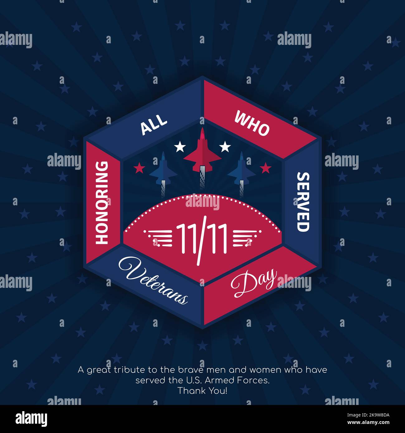 Veterans Day Typography Poster vector illustration. November 11 USA ...