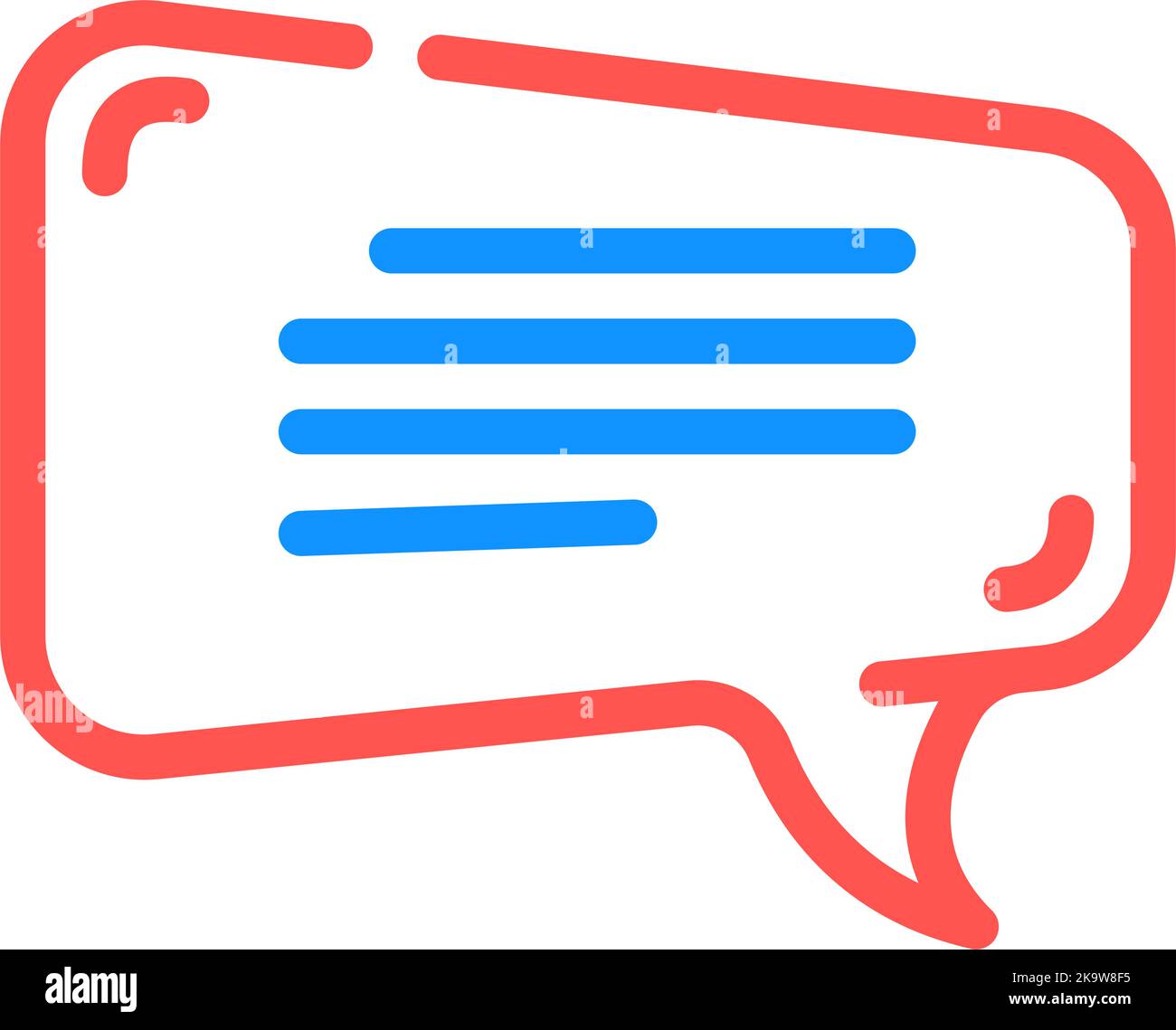 speech bubble testimonial color icon vector illustration Stock Vector ...