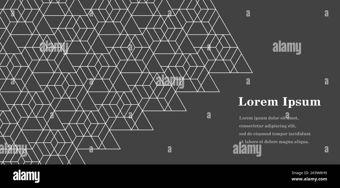 abstract black white triangle, geometric texture background, polygon ...