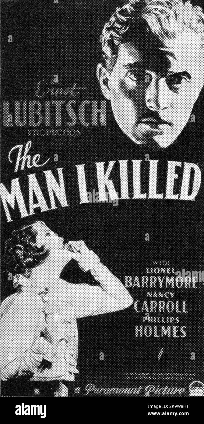 NANCY CARROLL and PHILLIPS HOLMES in THE MAN I KILLED 1932 director ...