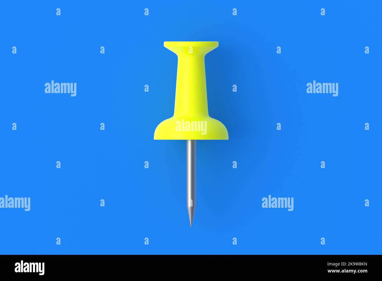 Yellow push pin hi-res stock photography and images - Alamy