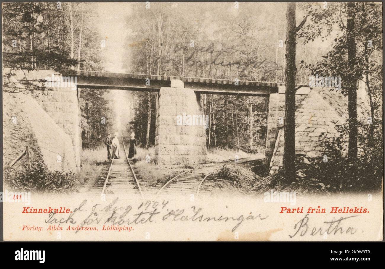 The viaduct at Hällekis for Kinnekulle - Lidköping Railway, Kilja and ...