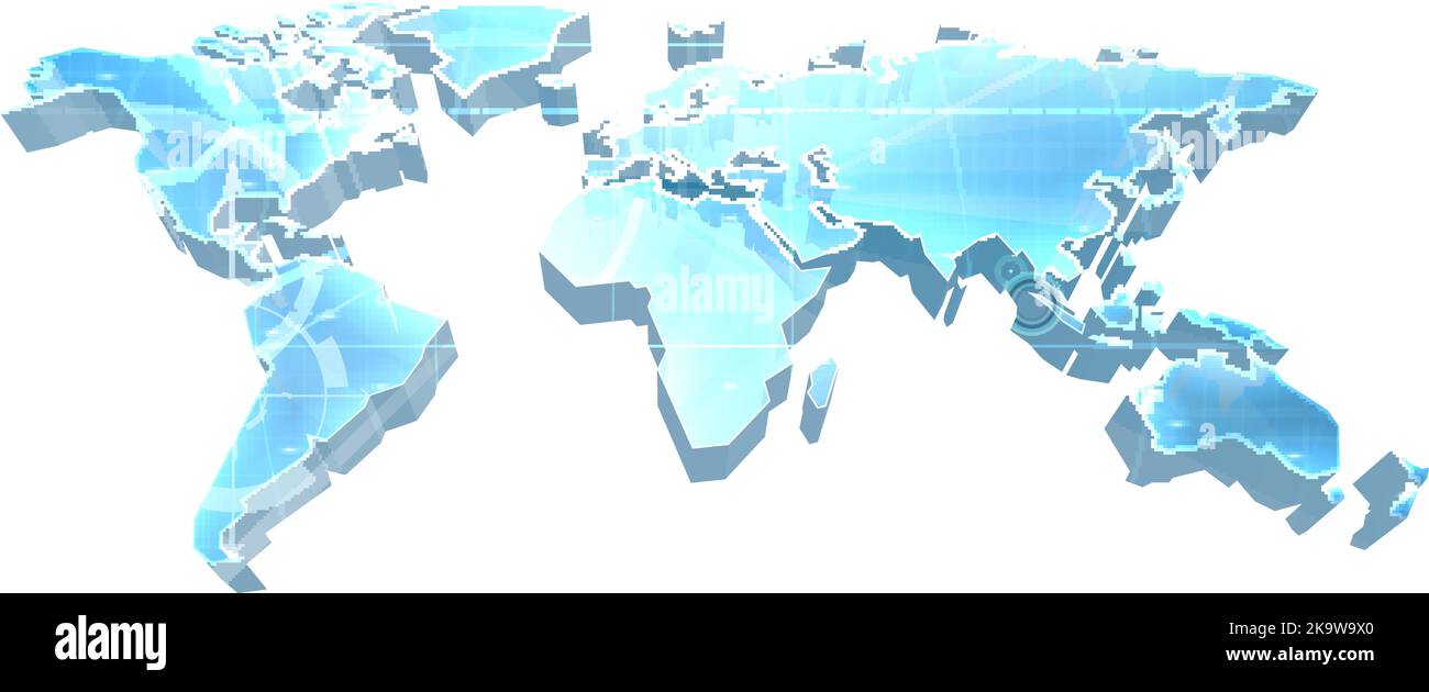 World Map Background Globe Global Trade Concept Stock Vector Image ...