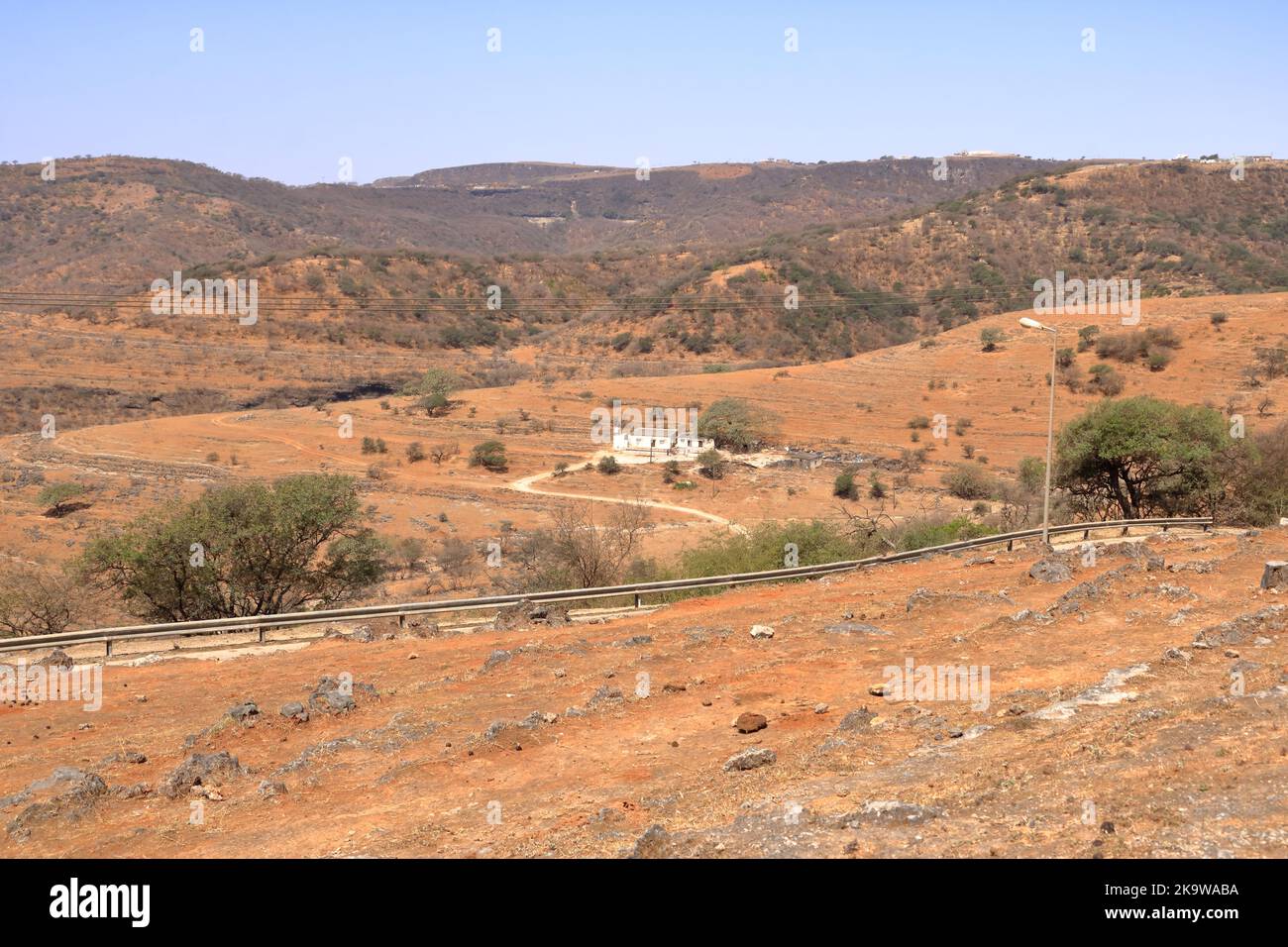 The Dhofar mountain landscape north of salalah in Oman Stock Photo - Alamy