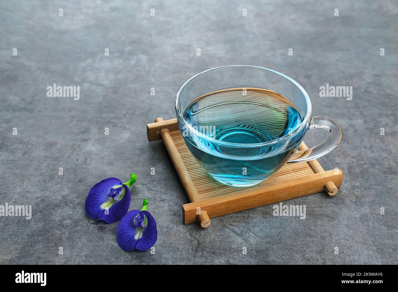 Teh Telang, Butterfly flower tea or Blue Tea is herbal tea made from ...