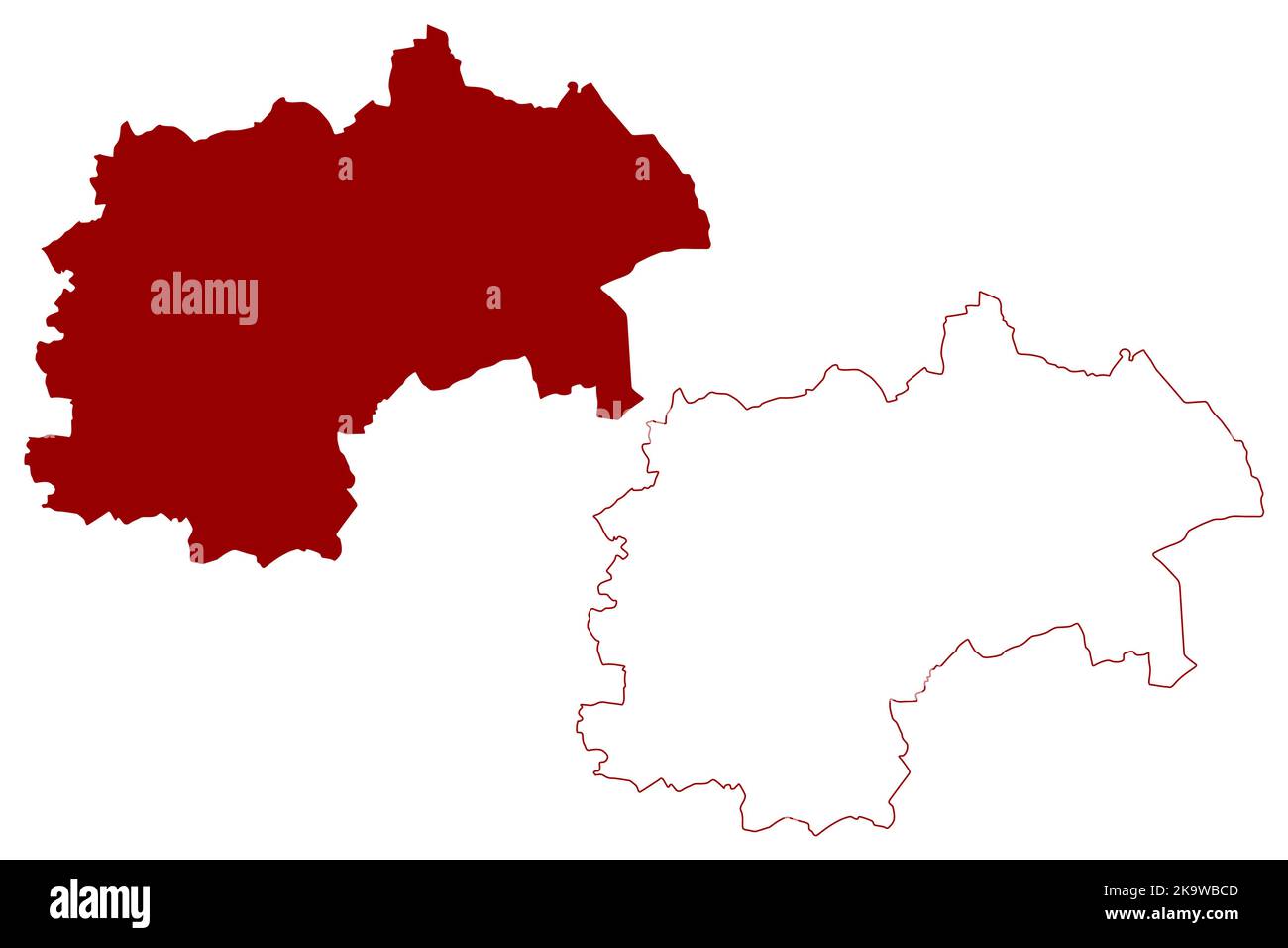 Chesterfield town uk Cut Out Stock Images & Pictures - Alamy