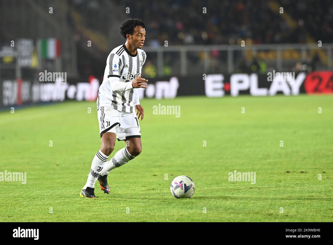 Lecce, Italy. 29th Oct, 2022. Juan Cuadrado (Juventus FC) in action ...