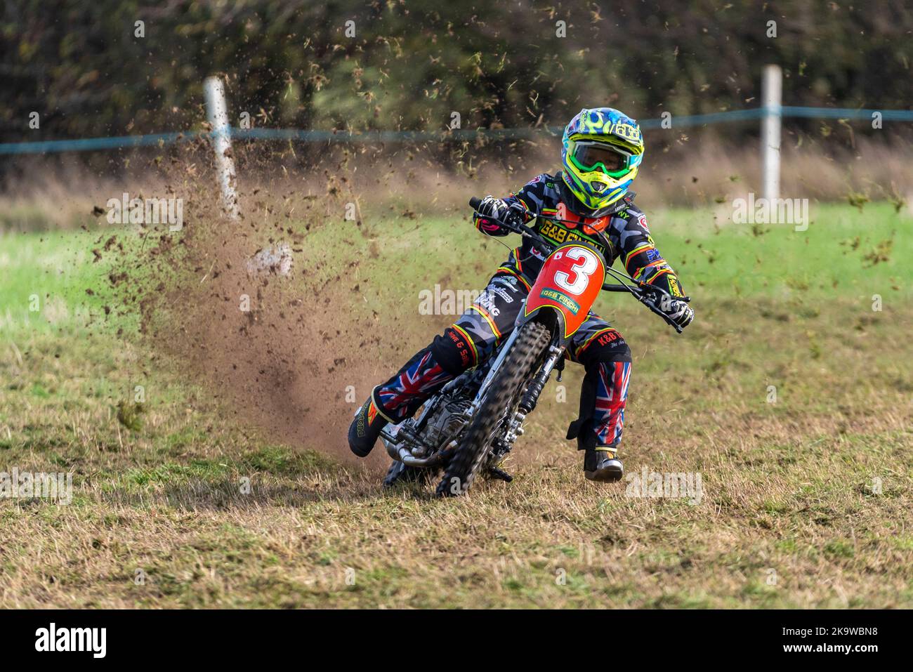 Junior grass track rider hi-res stock photography and images - Alamy