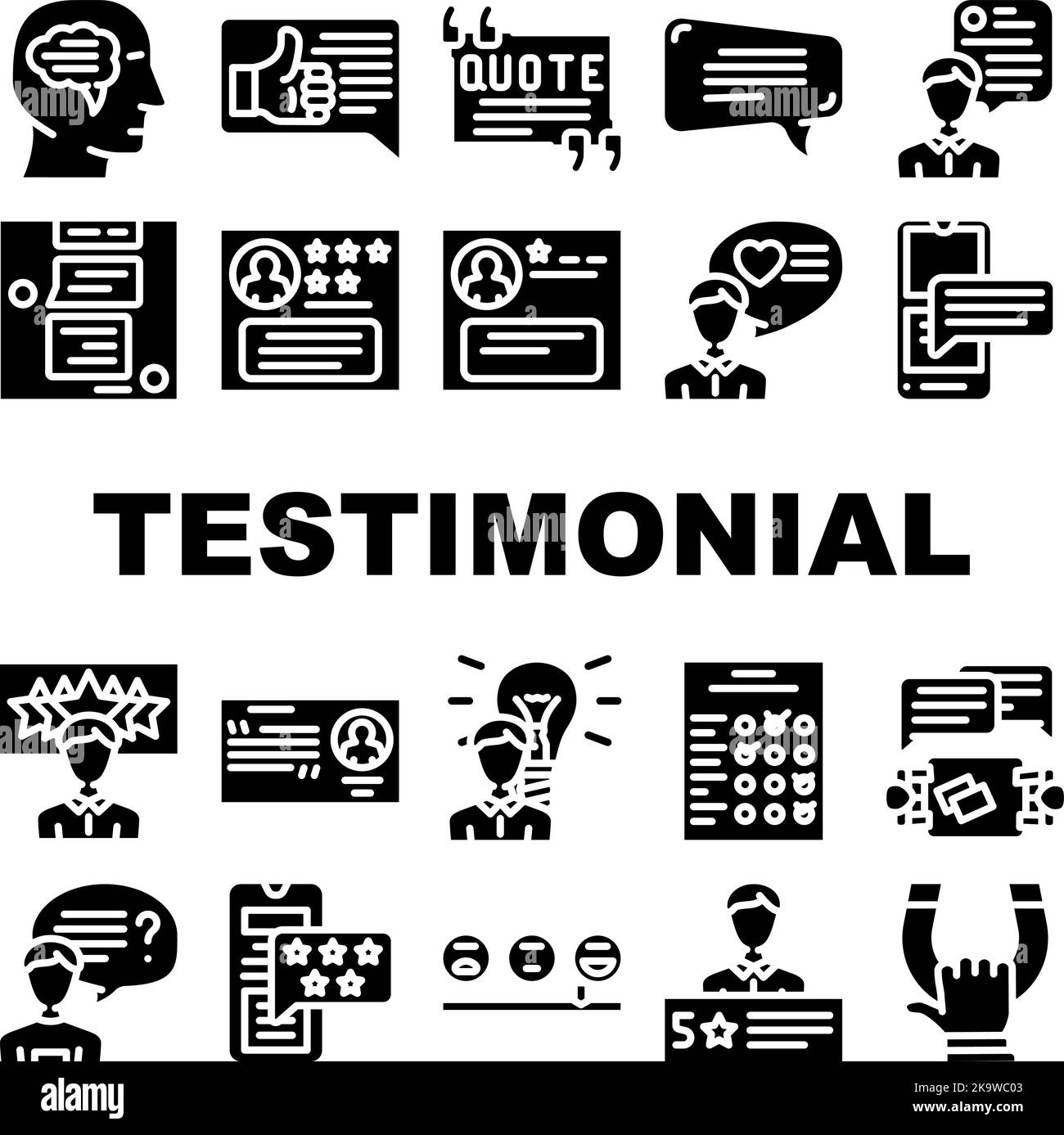 Minimal quote icons Stock Vector Images - Alamy