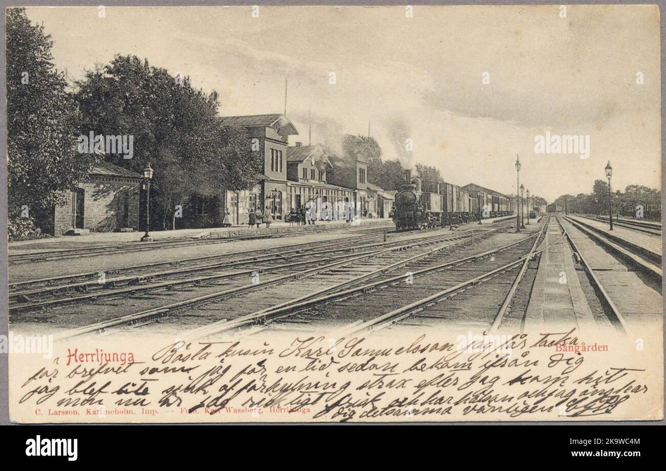 Freight train station platform hi-res stock photography and images - Alamy