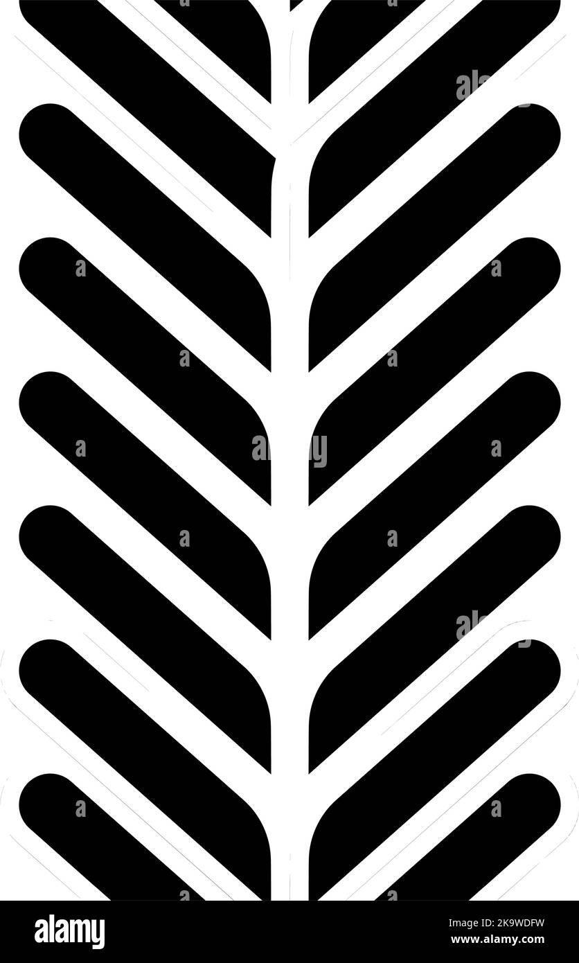 foxtail chain glyph icon vector illustration Stock Vector Image & Art ...