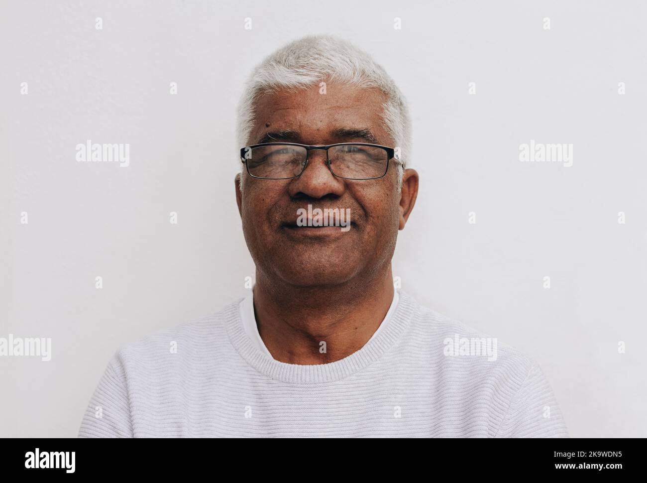 One man male senior adult old mature white hair hi-res stock ...
