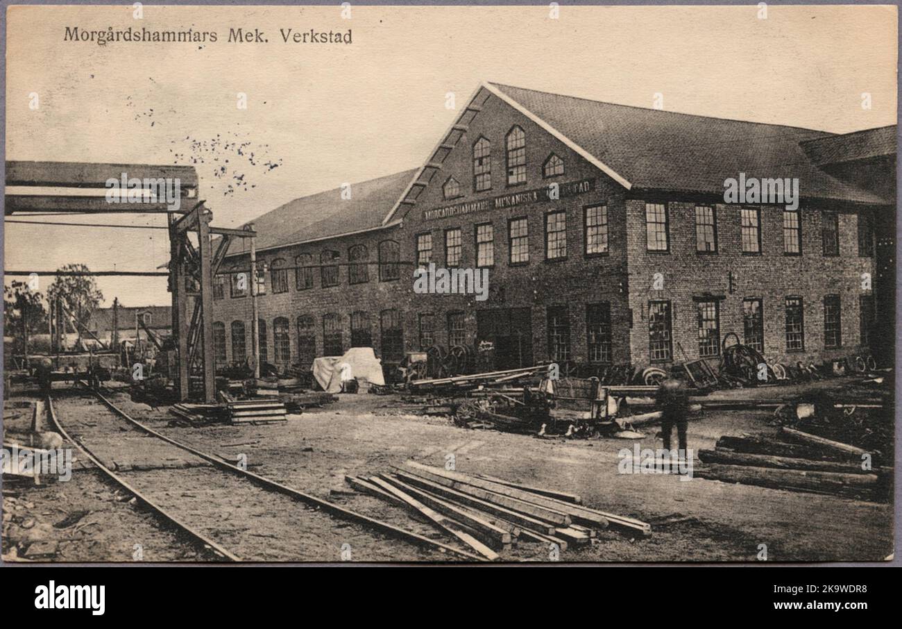 Morgårdshammar's mechanical workshop Stock Photo - Alamy