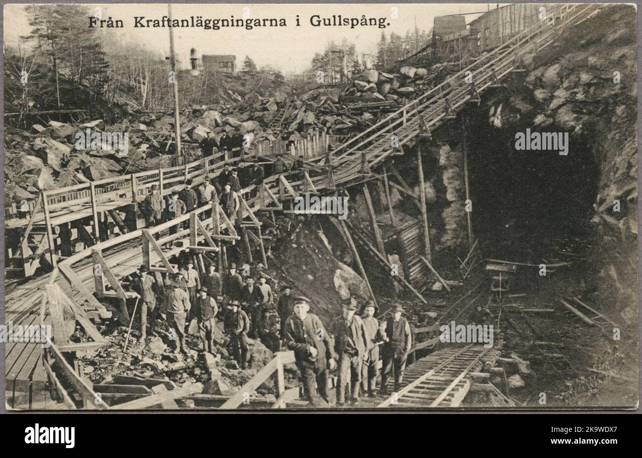 Power plant building in Gullspång Stock Photo - Alamy