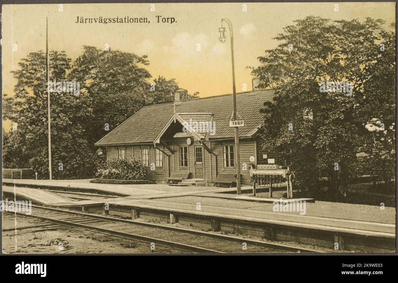 The station in Torp Stock Photo - Alamy