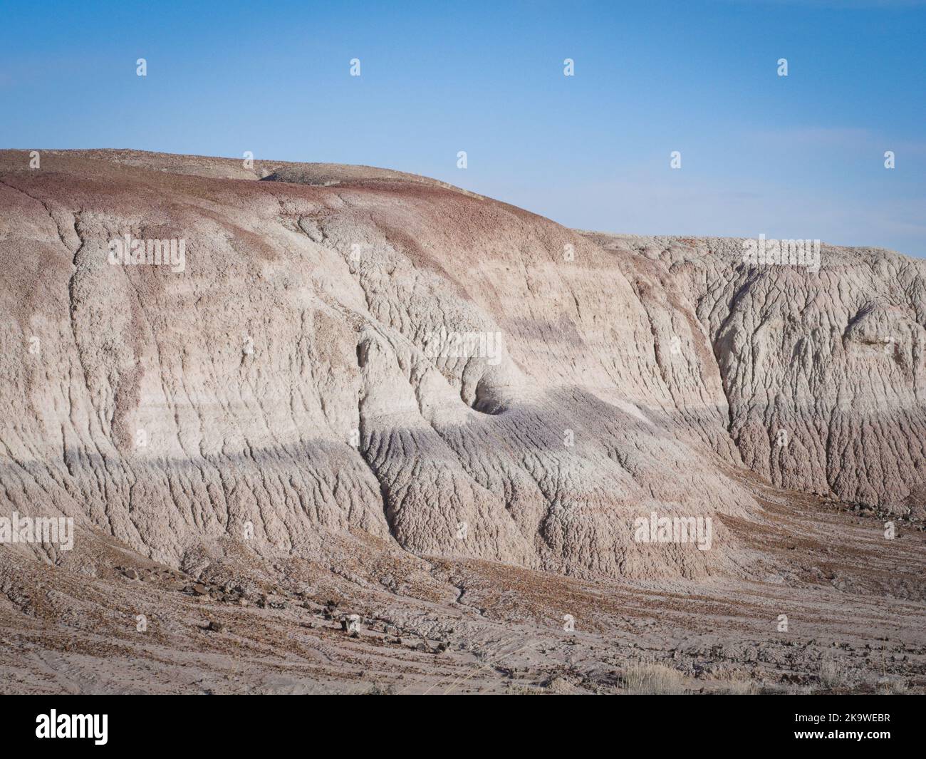Painted Desert National Park badlands from Main Park Road Stock Photo ...