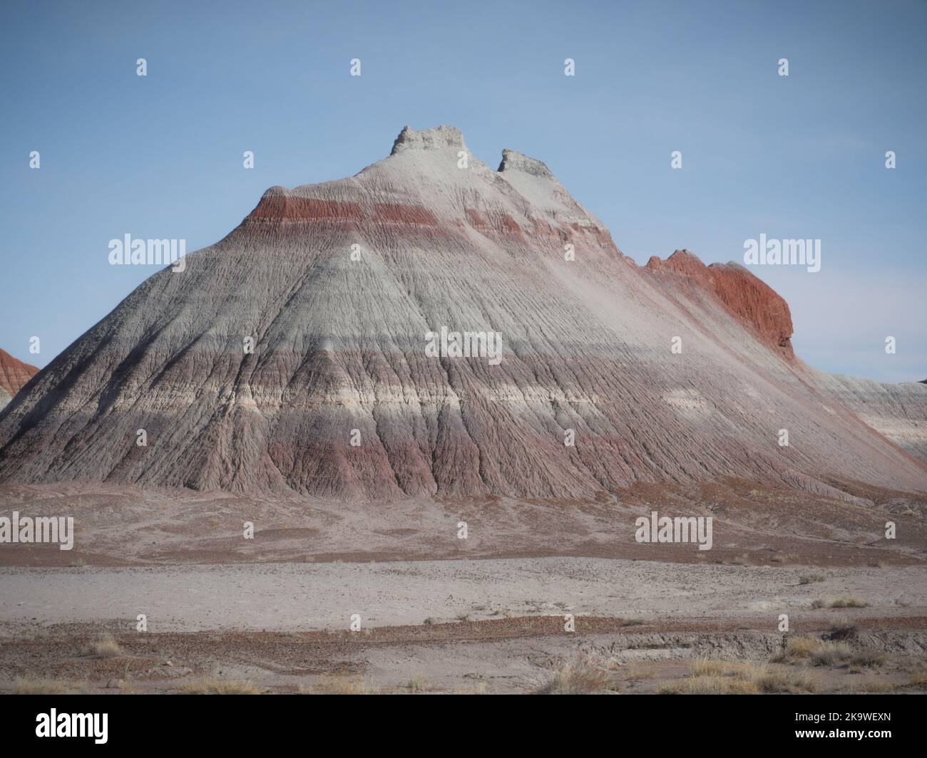 Painted Desert National Park badlands from Main Park Road Stock Photo ...