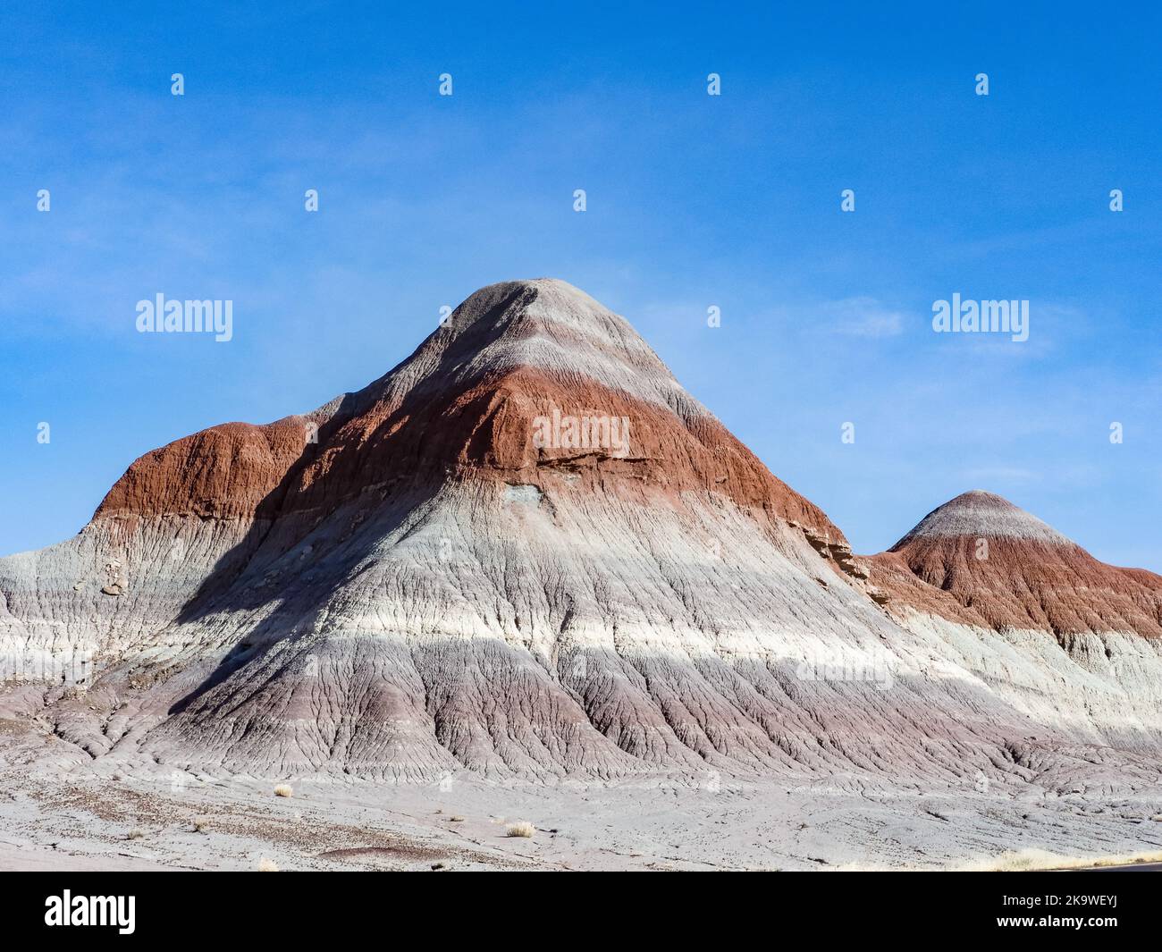 Painted Desert National Park badlands from Main Park Road Stock Photo ...