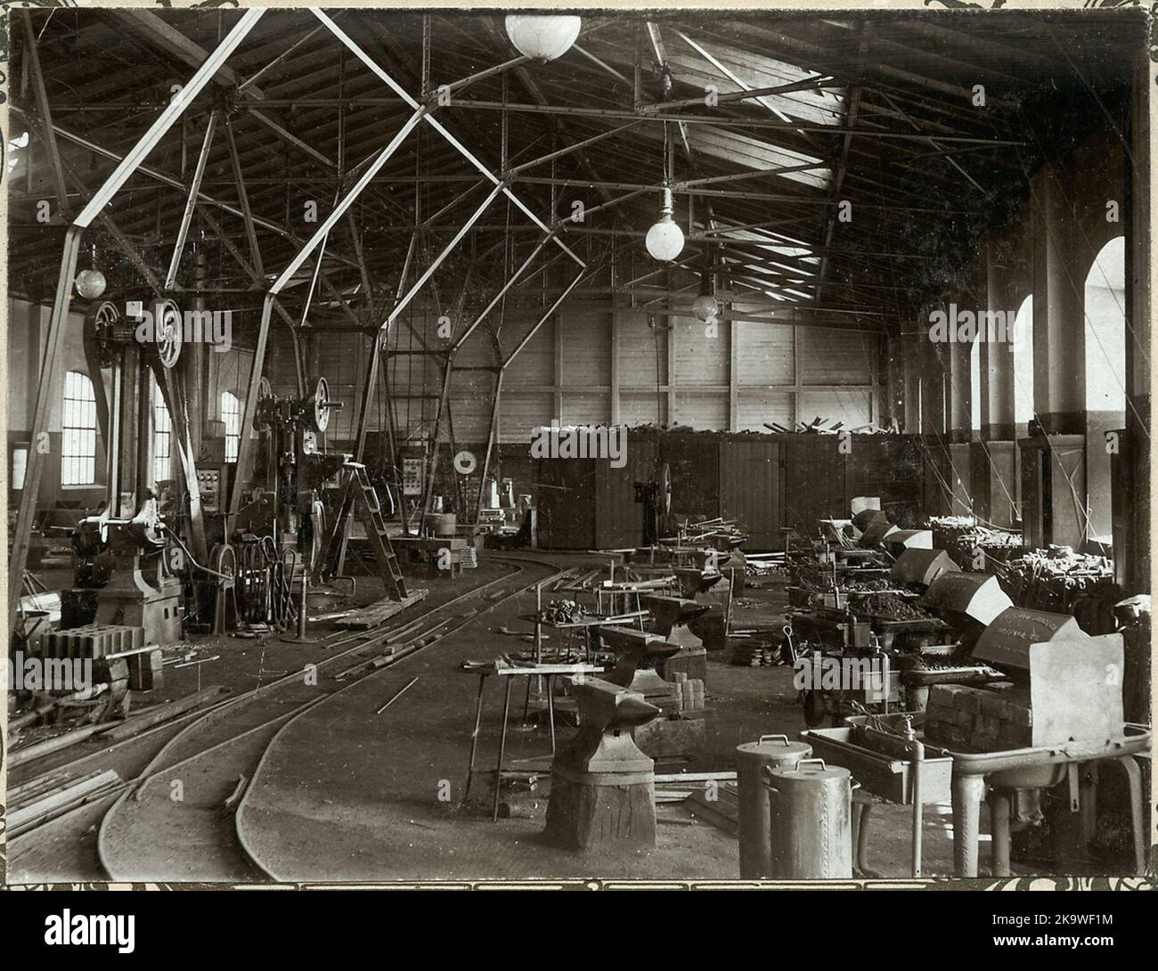 Örebro Central Workshop Smedjan Stock Photo - Alamy