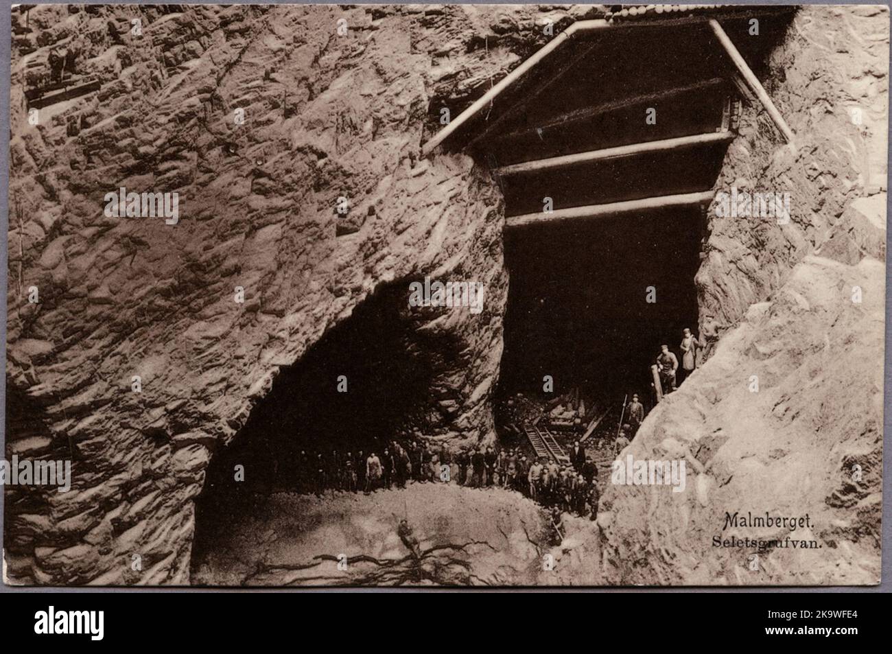 Miners at the harness mine Stock Photo - Alamy