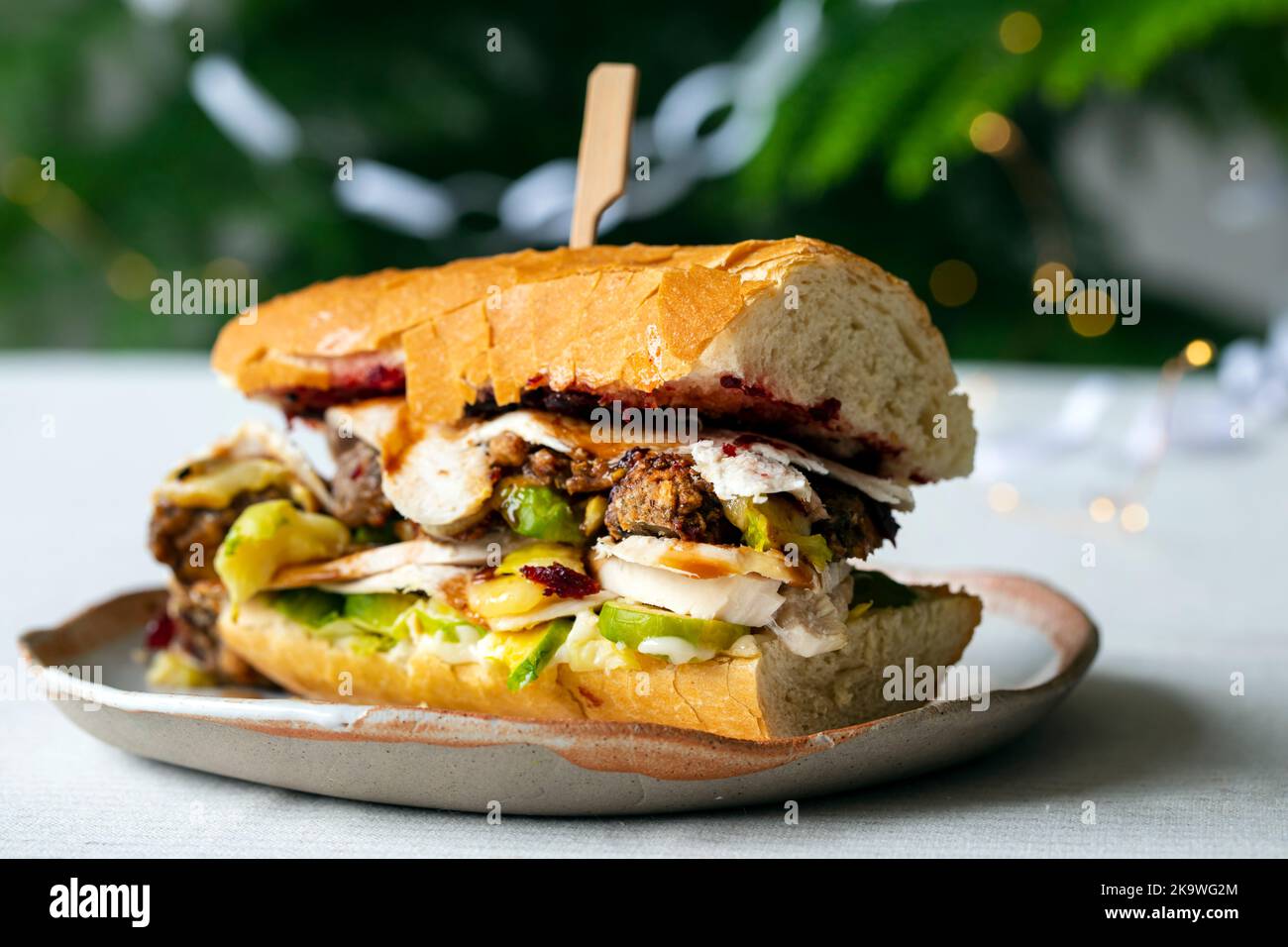 Turkey sandwich xmas hi-res stock photography and images - Alamy