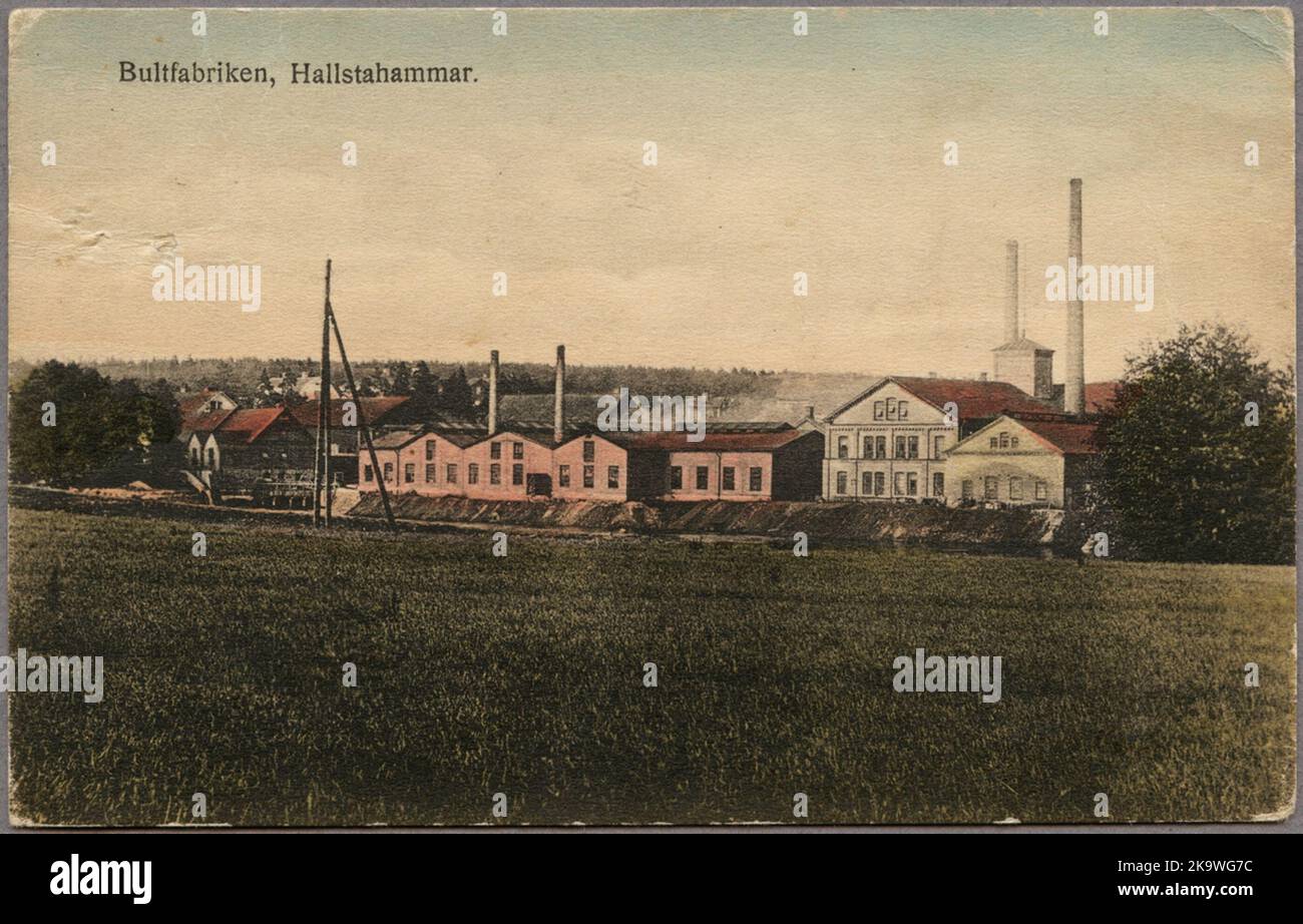 Bolt factory, Hallstahammar Stock Photo - Alamy