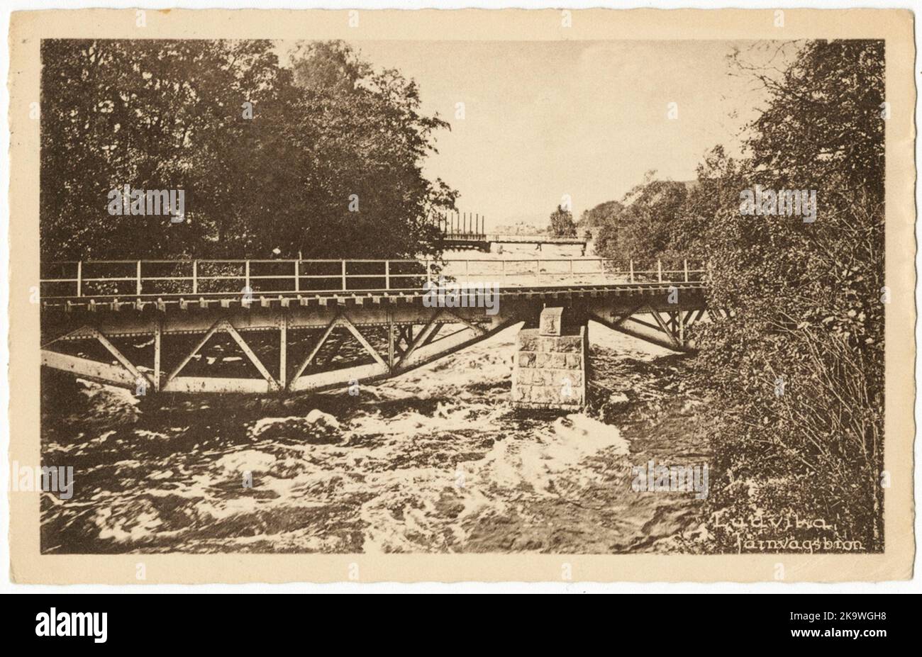 Ludvika Railway Bridge Stock Photo - Alamy