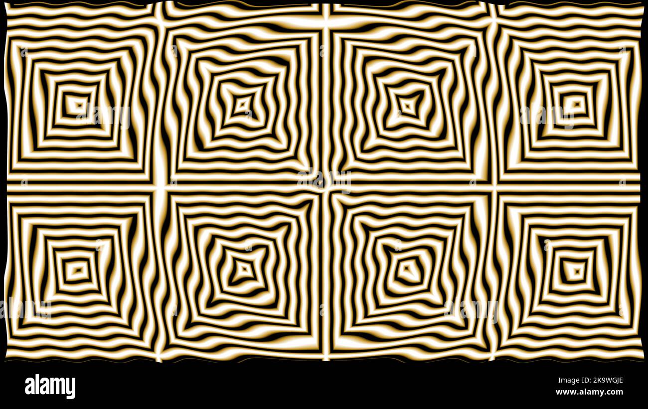 crossed geometric yellow square lines touching each other pattern on ...