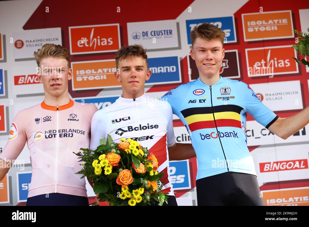 Dutch Pim Ronhaar, Belgian Thibau Nys and Belgian Witse Meeussen ...