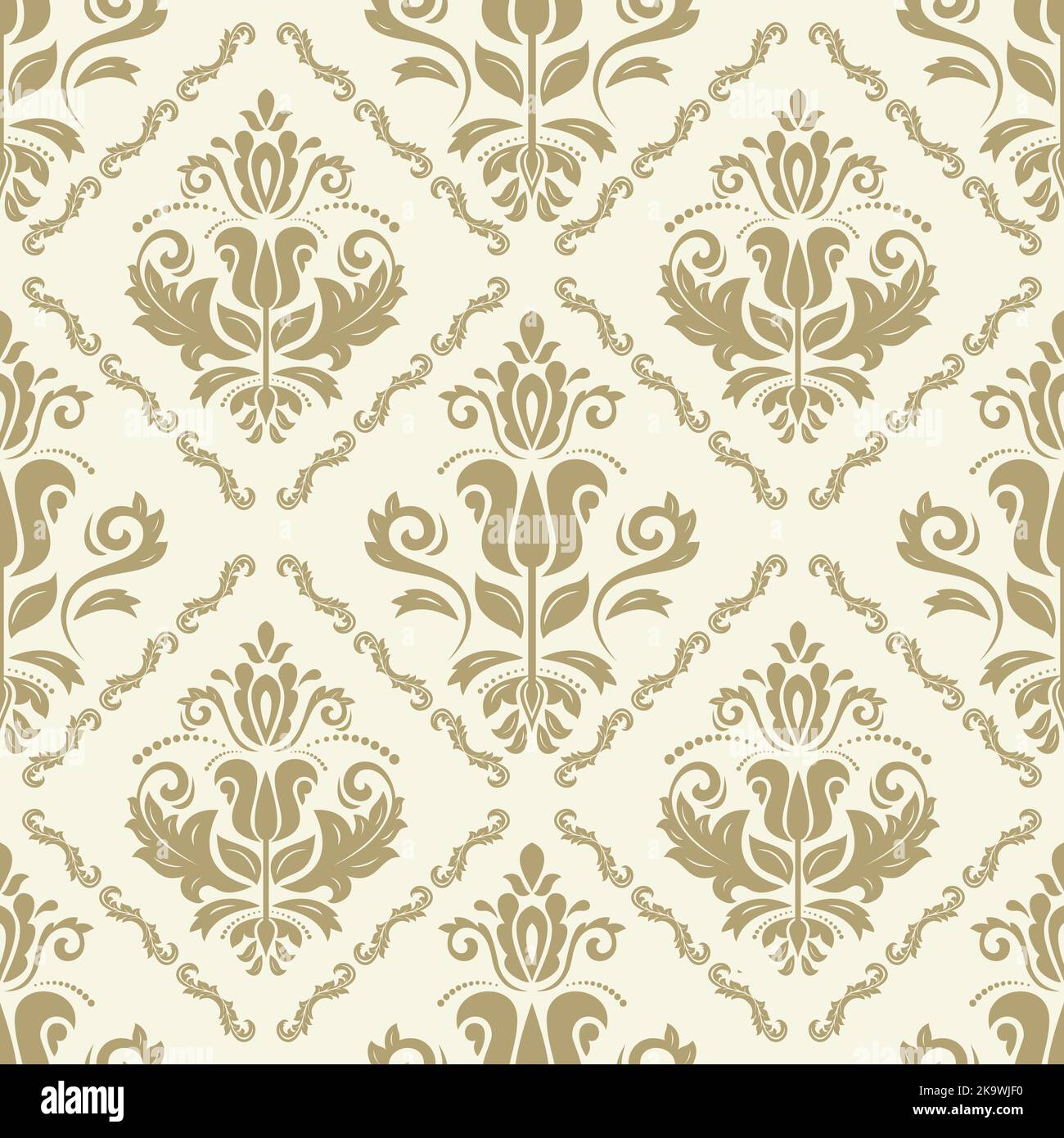 Orient vector classic pattern. Seamless abstract background with ...