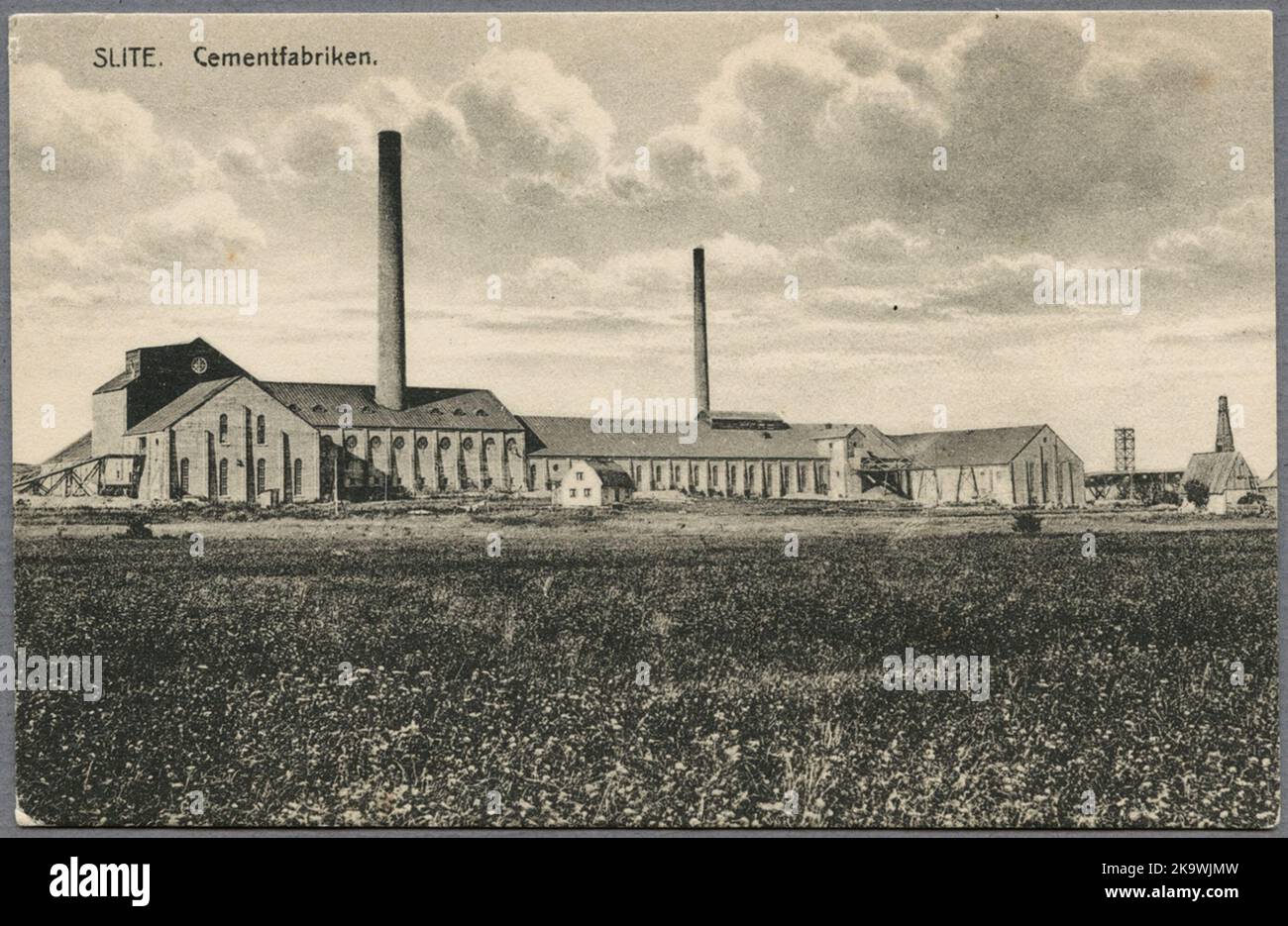 Slite cement factory Stock Photo - Alamy