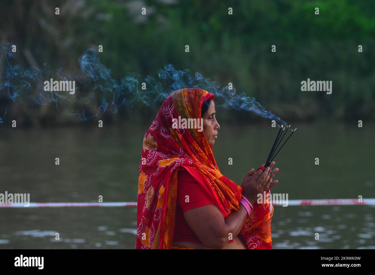Indian hindu devotee hi-res stock photography and images - Alamy
