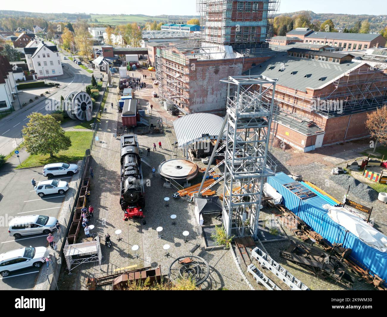Oelsnitz, Germany. 30th Oct, 2022. A class 52 steam locomotive, year of ...